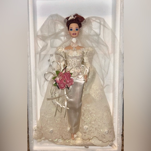 Barbie | Toys | Vintage Romantic Rose Bride Barbie | Poshmark